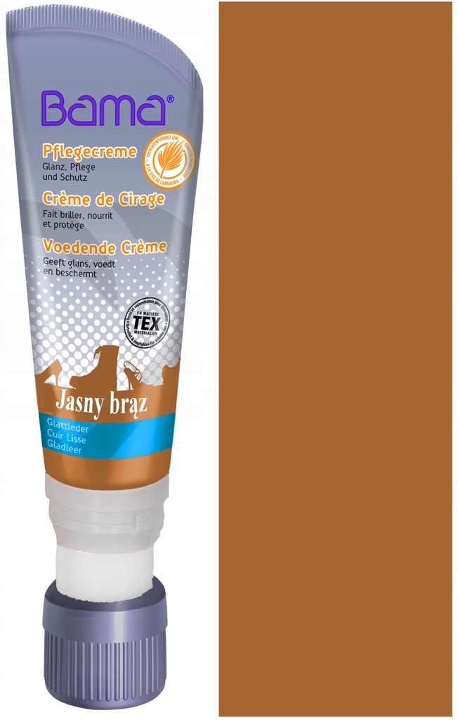 PASTA DO BUTÓW JASNY BRĄZ WOSKOWA KREM APLIKATOR - 12059537077 ...