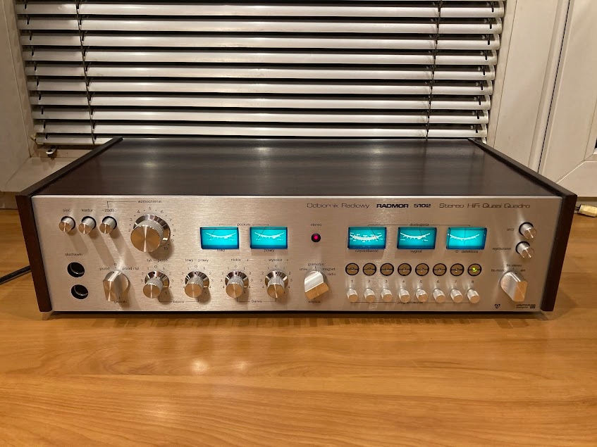Amplituner Radmor 5102 srebrny po renowacji 79r. - 15143244655 ...