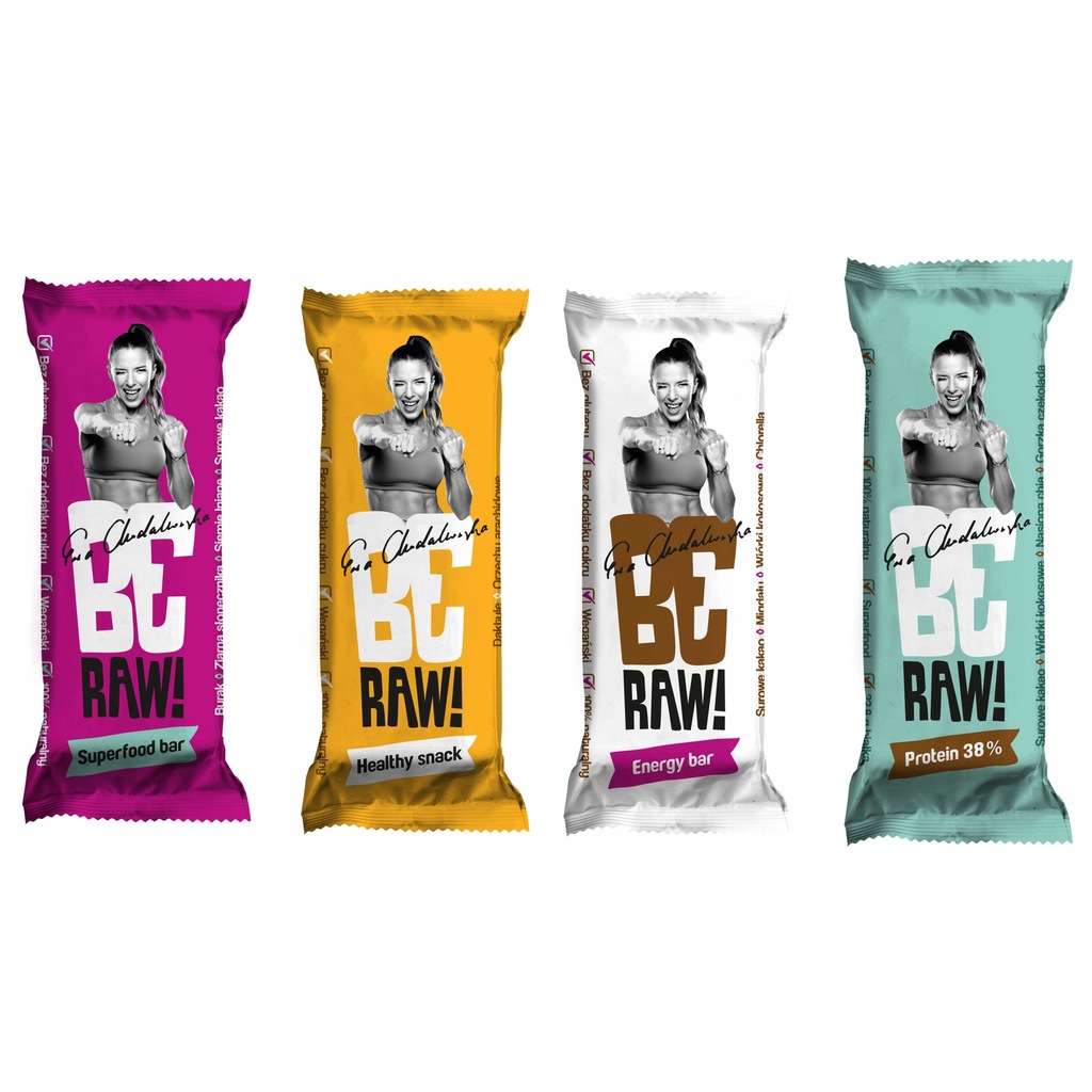 BE RAW! Energy bar 40g batony - by Ewa Chodakowska - 7650289981 ...
