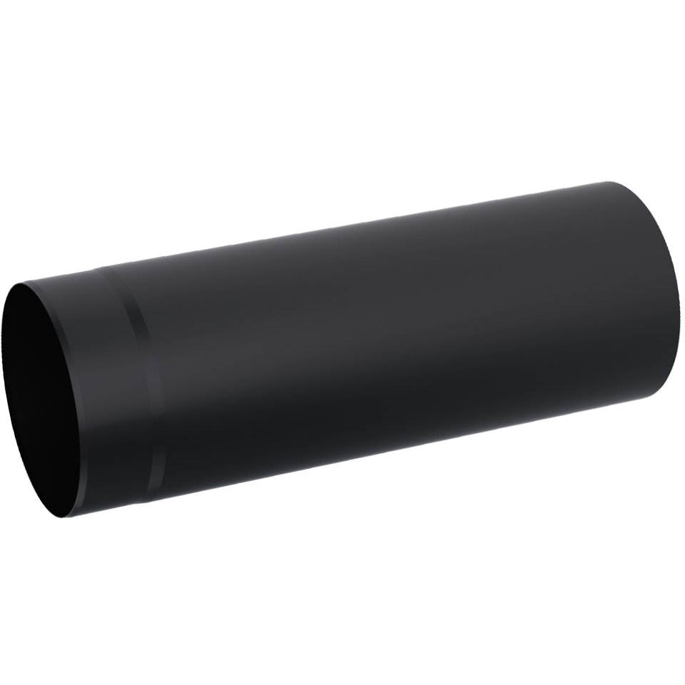 Rura spalinowa czarna fi 150 0,5m DARCO 150/500mm - 7000753240 - oficjalne archiwum Allegro