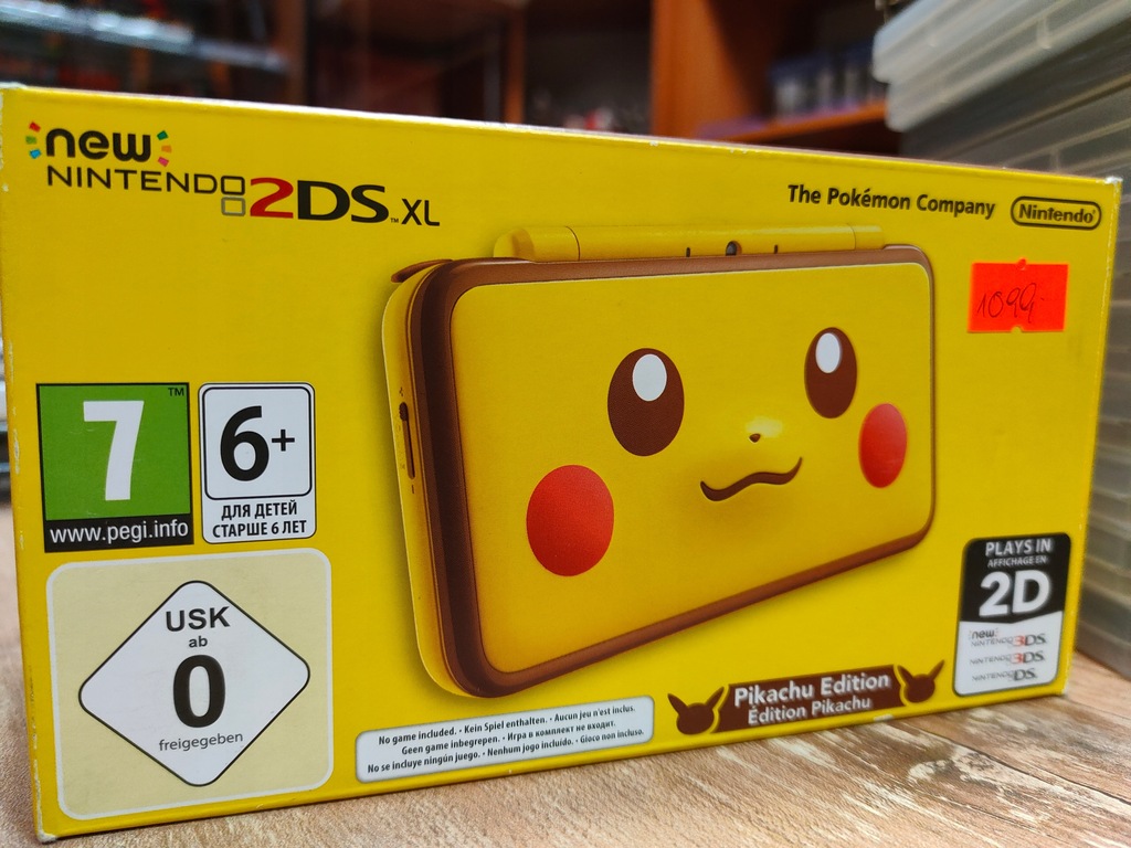 New Nintendo 2DS XL Pikachu Edition BDB Komplet - 13641916600 ...