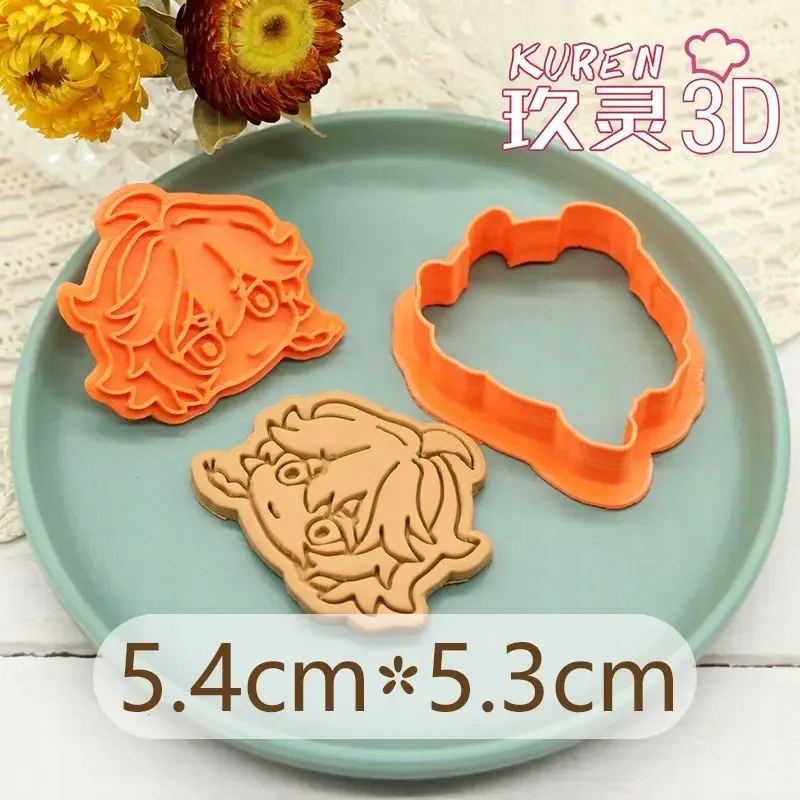 Genshin Impact Neuvillette Focalors Cake Tool Cookie Cutter Christmas ...