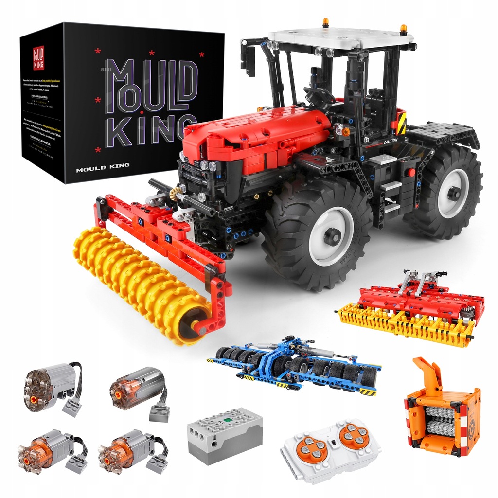 Mould King TECHNIC Ciągnik serii Fastrac 4000er z - 12669429476 ...