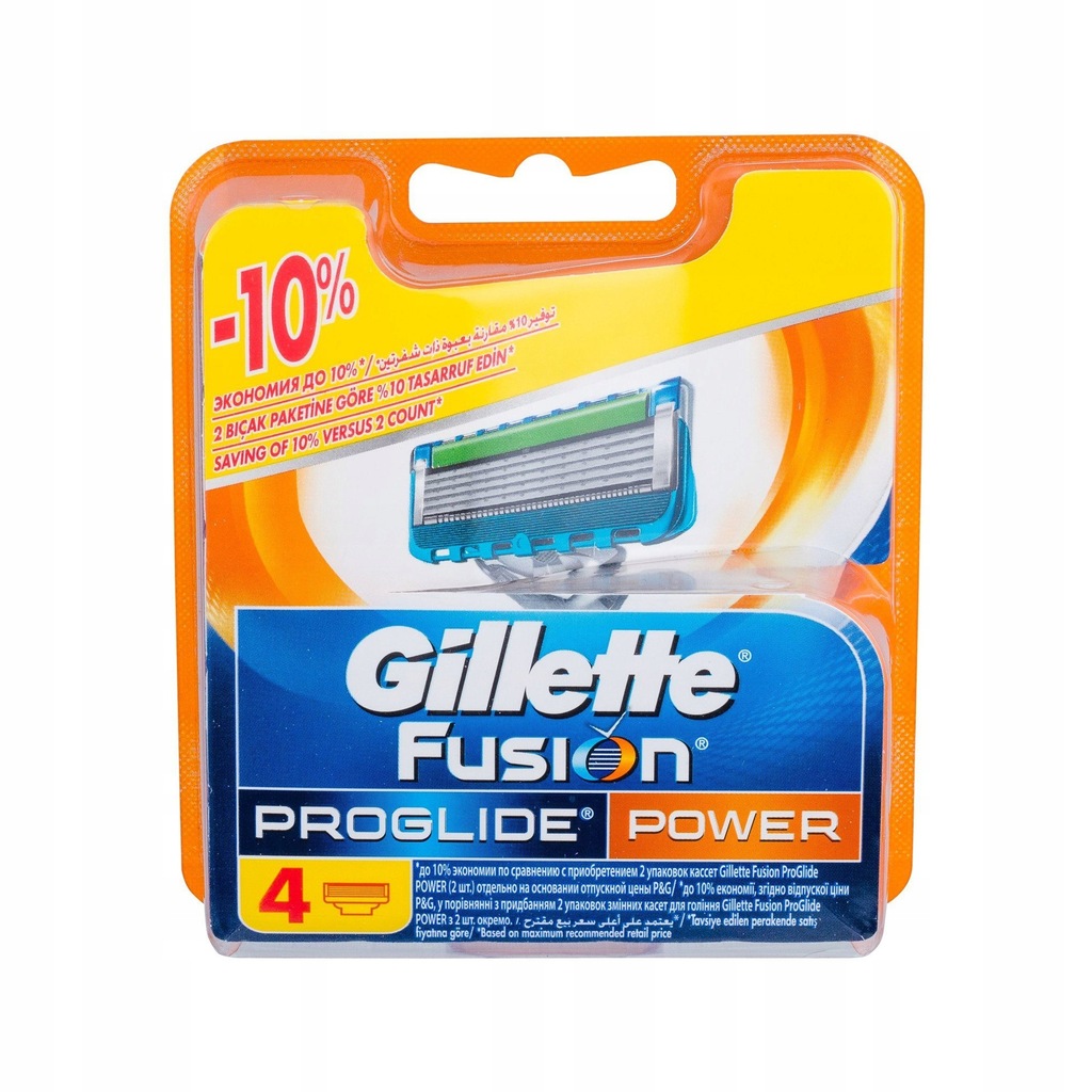 Gillette Fusion ProGlide Power wkłady 4 szt - 12569963950 - oficjalne ...