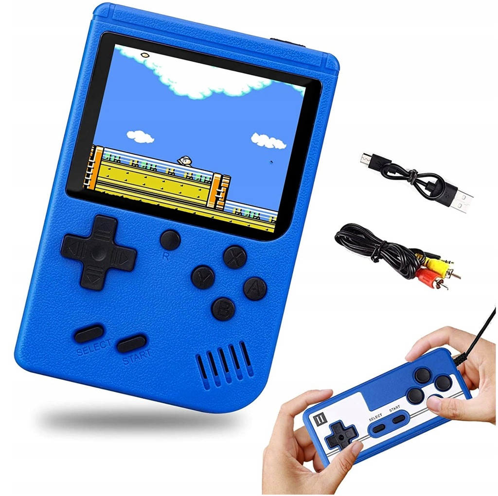MINI KONSOLA GRA PRZENOŚNA RETRO GAME BOY 401 +PAD - 14290804808 ...