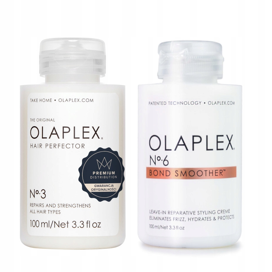 OLAPLEX NO.3 NO.6 ZESTAW ODBUDOWUJĄCY STYLIZUJĄCY - 9510948424 ...