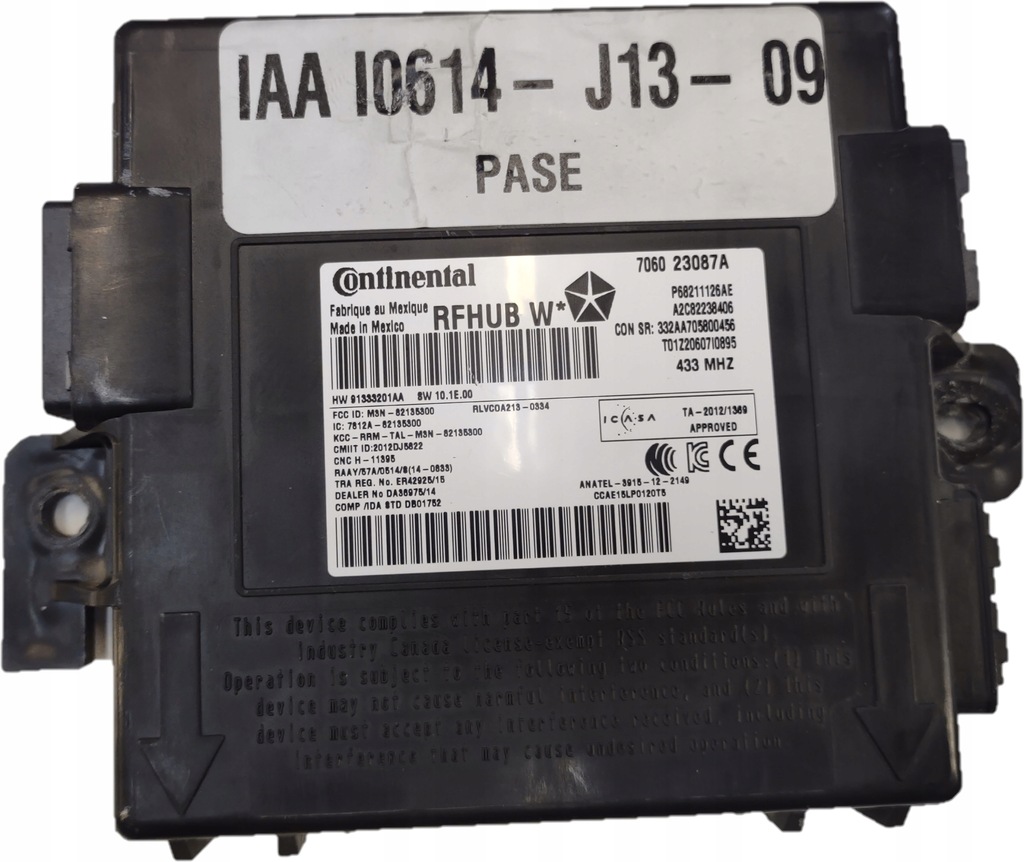 Jeep Grand Cherokee WK2 Lift Moduł dostępu RFHUB - 12372325869 ...