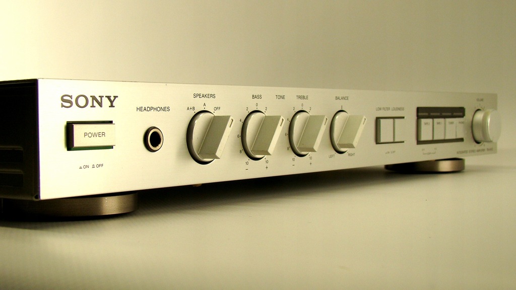 Piękny SONY TA-AX2 Silver Edit.- Japoński vintage! - 13686762437 ...