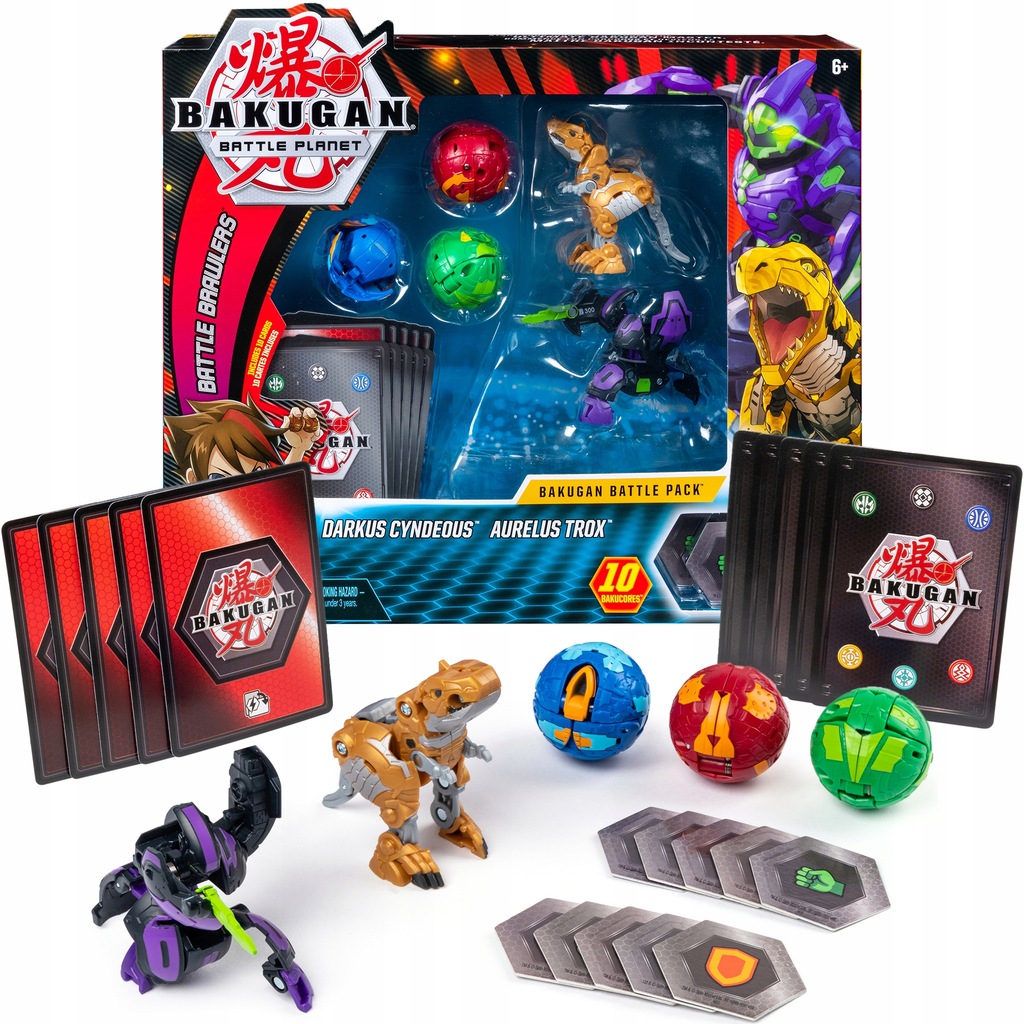 BAKUGAN 5 FIGUREK + KARTY DARKUS CYNDEOUS TROX - 8613456401 - oficjalne ...