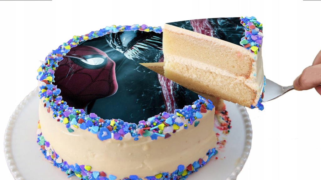 OPŁATEK NA TORT SPIDERMAN MARVEL gratis imię/tekst - 10899956848 ...