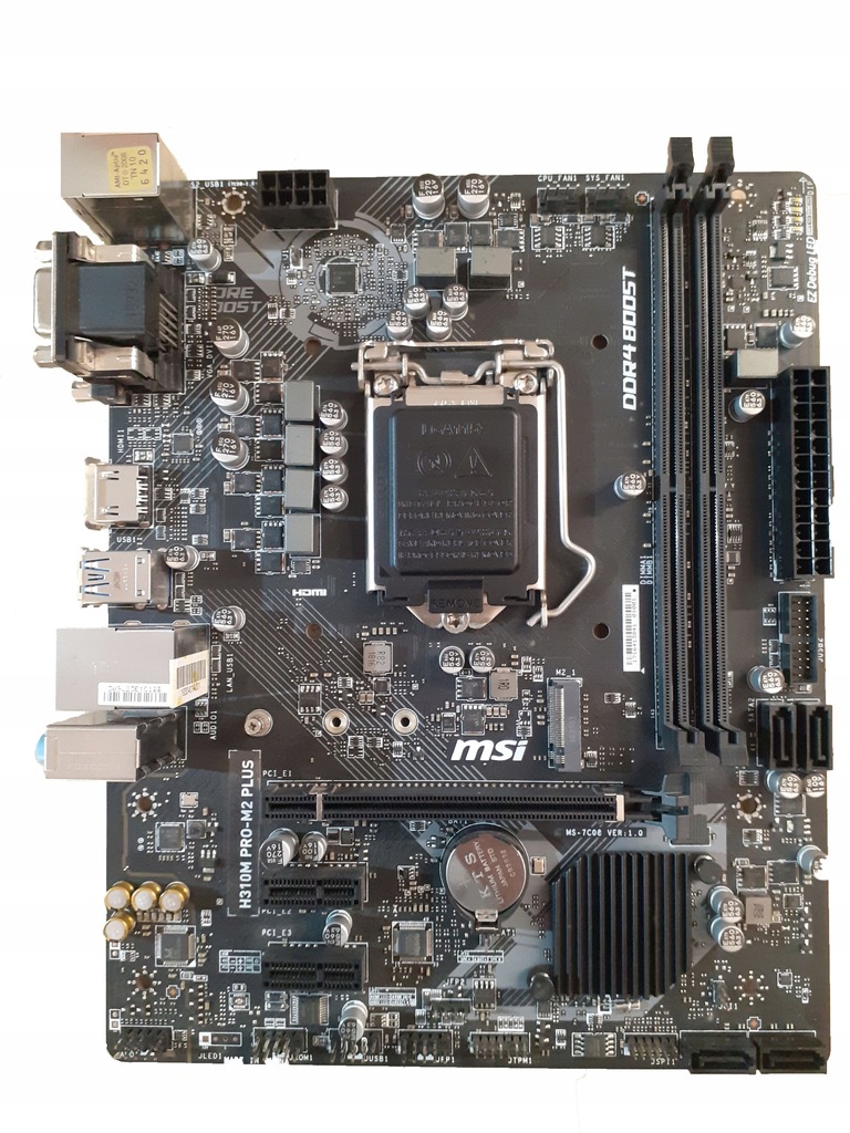 Płyta główna MSI H310M PRO-M2 PLUS Micro ATX, - 13638314256 - oficjalne ...
