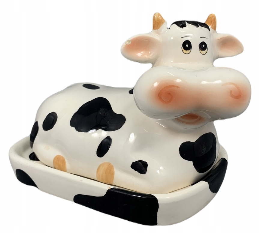 Maselniczka - krowa - ceramika! - 12233222867 - oficjalne archiwum Allegro