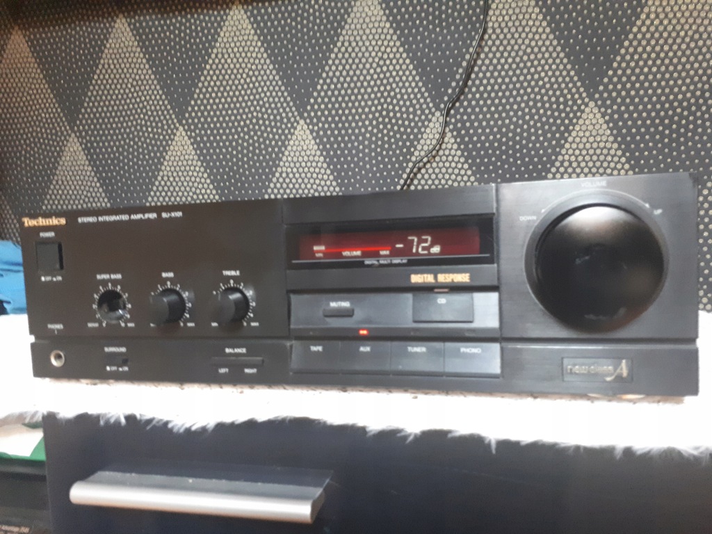 TECHNICS SU-X101 STEREO WZMACNIACZ SUPER BASS - 14076219435 - oficjalne ...