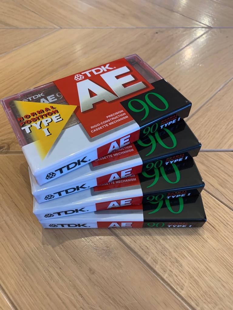 Kaseta TDK AE 90 (Japan) - 10487266030 - oficjalne archiwum Allegro