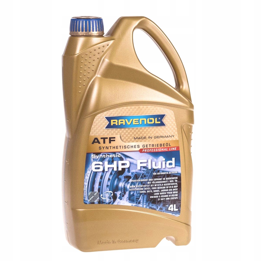 RAVENOL ATF 6 HP 4L ZF 6HP19, 6HP21, 6HP26, 6HP28 - 7819828413 ...