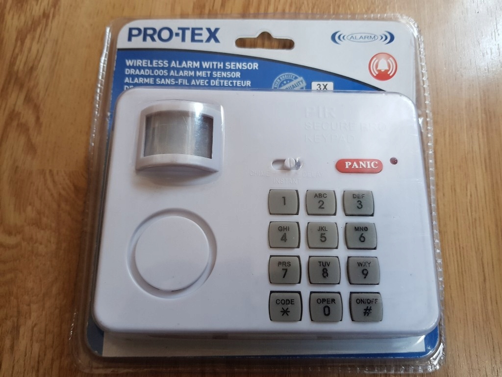 Alarm Czujnik Ruchu Kod PIR Secure Pro Keypad - 7621665071 - oficjalne ...