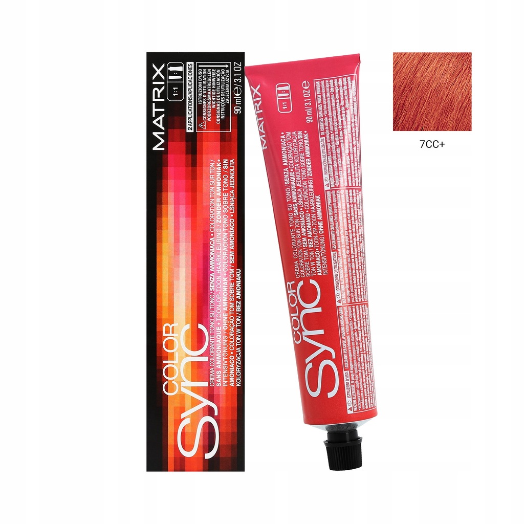 MATRIX COLOR SYNC FARBA DO WŁOSÓW 7CC+ 90 ML - 7475009465 - oficjalne ...