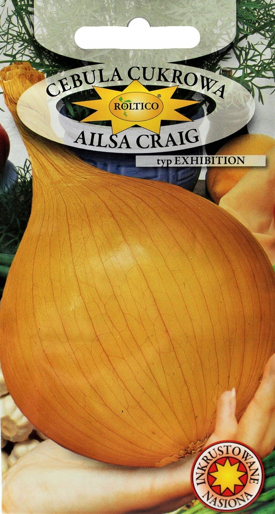 Cebula cukrowa Ailsa Craig Exhibition nasiona 2g - 12710430093 ...