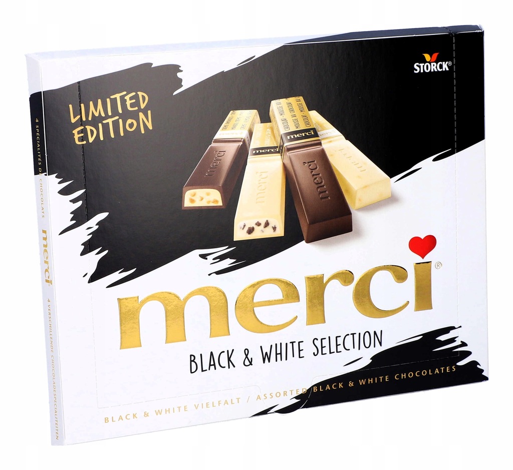 Czekoladki MERCI Black & White Limited Edition - 12694670192 - oficjalne archiwum Allegro