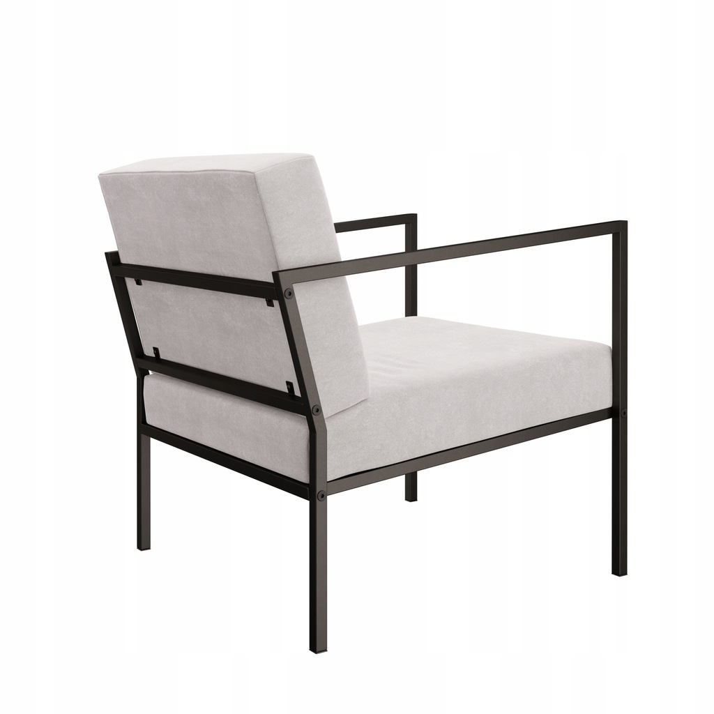 FOTEL METALOWY INDUSTRIALNY LOFT BIAŁY - 12255315164 - oficjalne ...