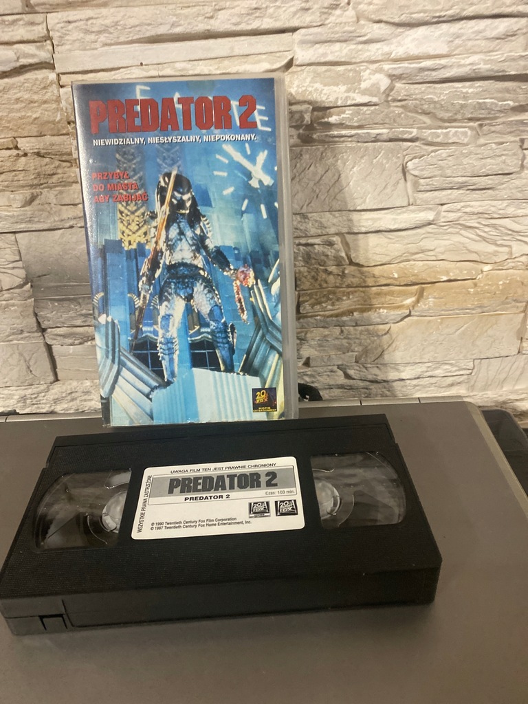 Predator 2 Jak Nowy Ząbek VHS Schwarzenegger - 15065838288 - oficjalne archiwum Allegro