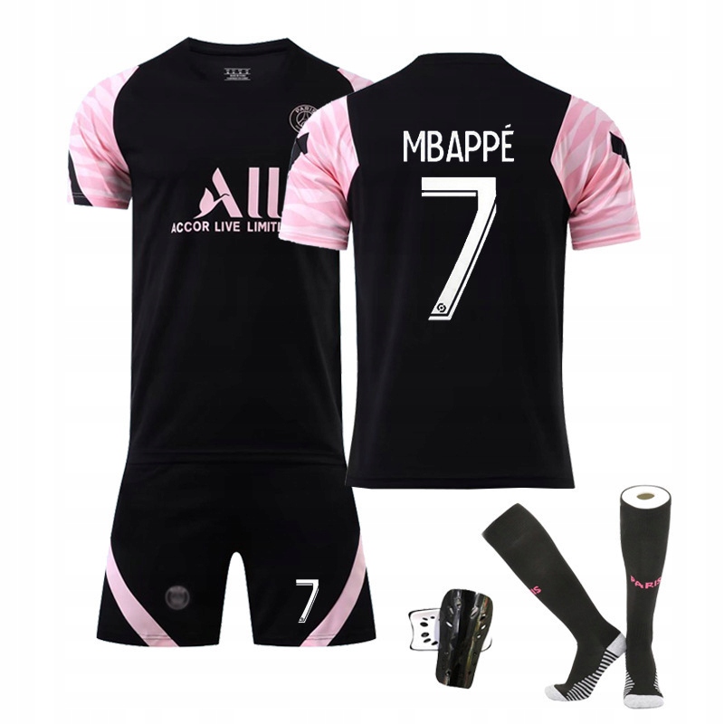 Paris Saint-Germain PSG MBAPPE 7# Strój Piłkarski - 13090469798 ...
