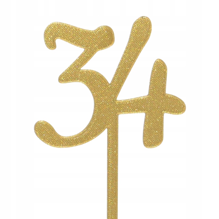 34 Topper Do Kwiatów Pik Złoty Brokatowy - 12329825707 - oficjalne ...