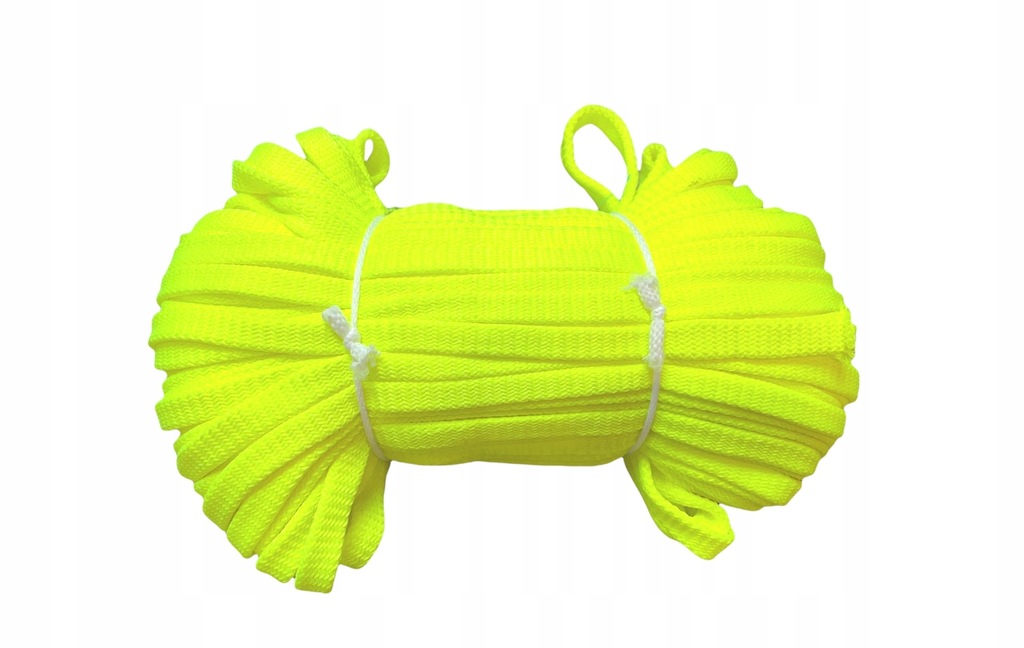 Sznur gruby bez rdzenia płaski 12mm neon 1mb - 11944897611 - oficjalne ...