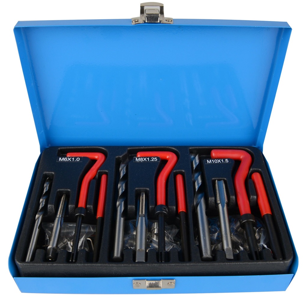 ZESTAW DO NAPRAWY GWINTÓW GWINTU M6 M8 M10 88 el - 9328231858 - oficjalne archiwum Allegro