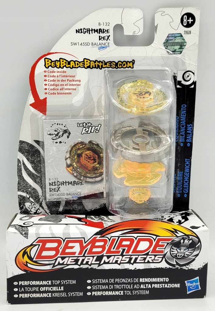 Beyblade METAL MASTERS NIGHTMARE REX B-132 HASBRO - 12565103489 ...