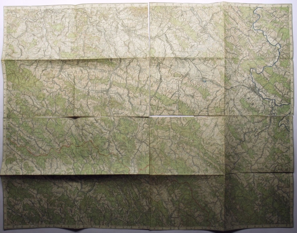 Mapa Jasło, Sanok, Jaśliska, Lesko 1940 BIESZCZADY - 13079506487 ...