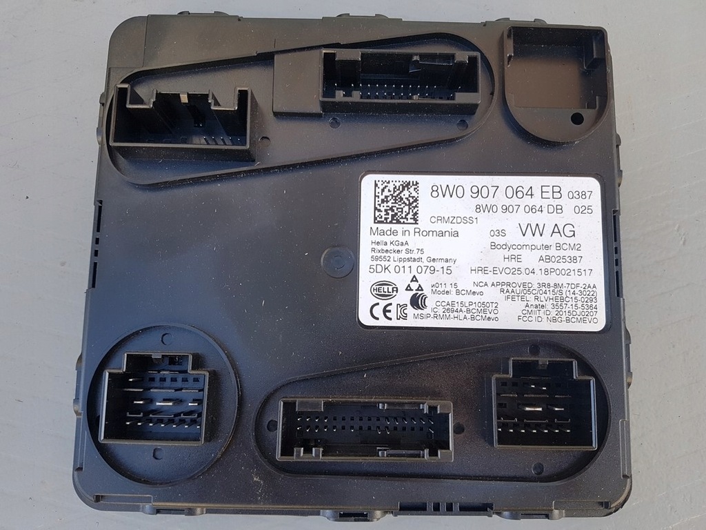 AUDI A4 B9 MODUL KOMFORTU BCM 8W0907064EB - 8975330152 - oficjalne ...