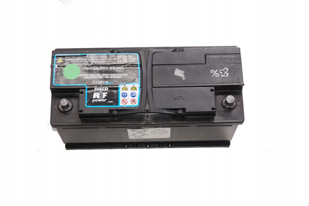 AKUMULATOR 12V 110AH 800A AGM IVECO DAILY V - 12602034992 - oficjalne ...