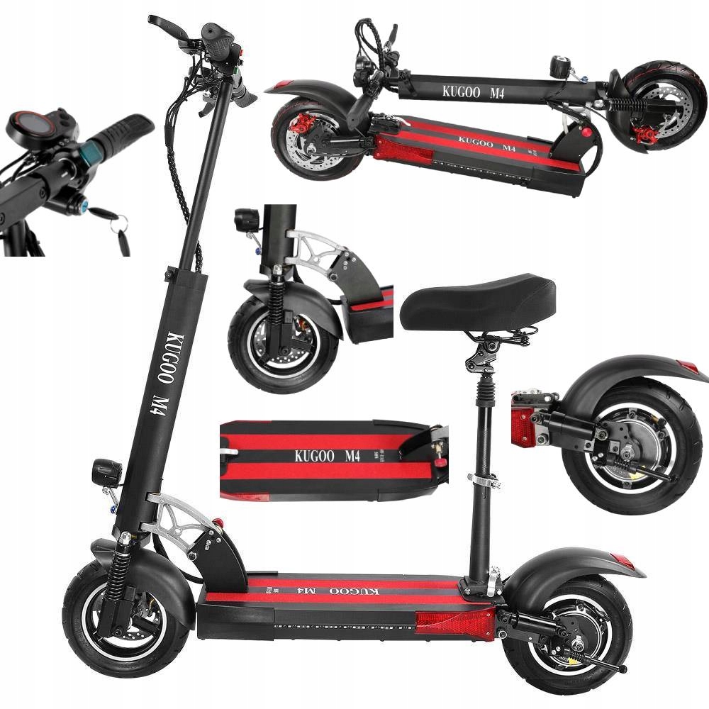 Hulajnoga elektryczna KUGOO KIRIN M4 500W 45km/h - 12299854835 - oficjalne archiwum Allegro