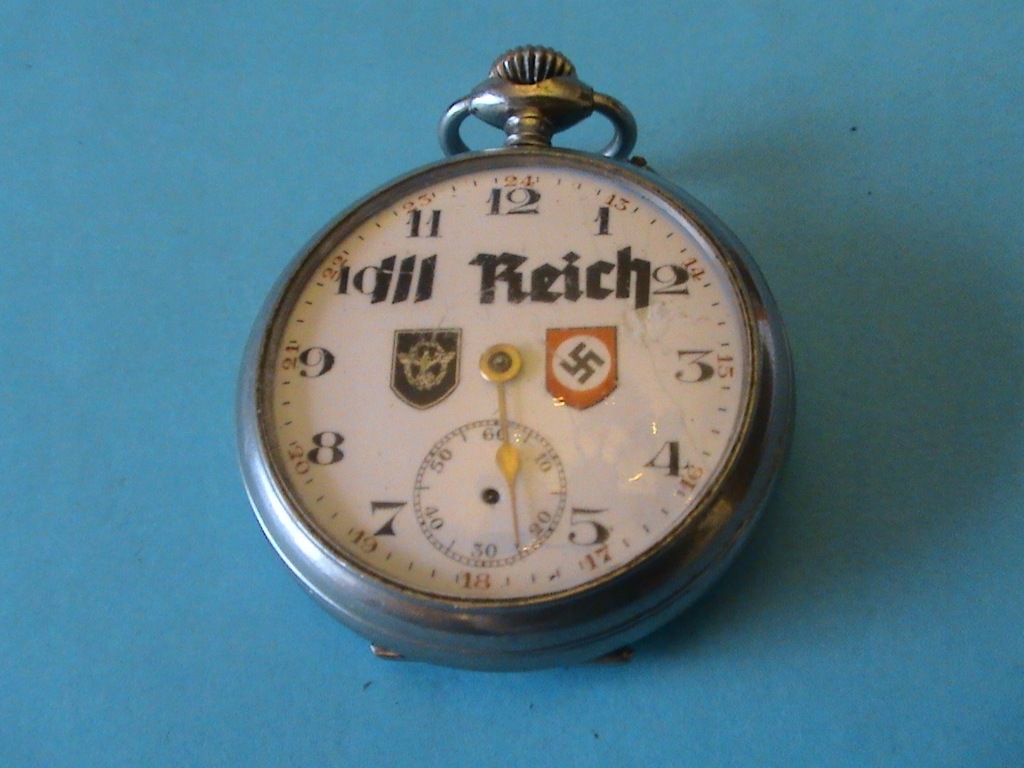 Zegarek wojskowy III RZESZA - Polizei - Rzadkość - 13102033003 ...