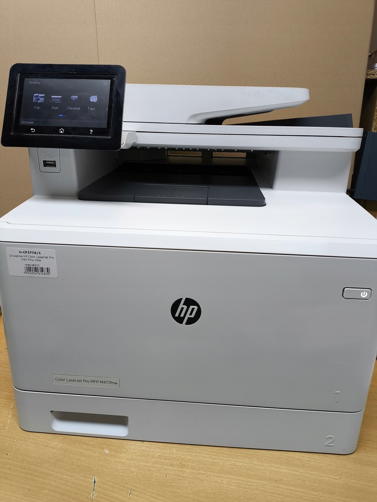 Drukarka wielofunkcyjna laserowa (kolor) HP Color LaserJet Pro MFP M477fnw - 17492546326 ...