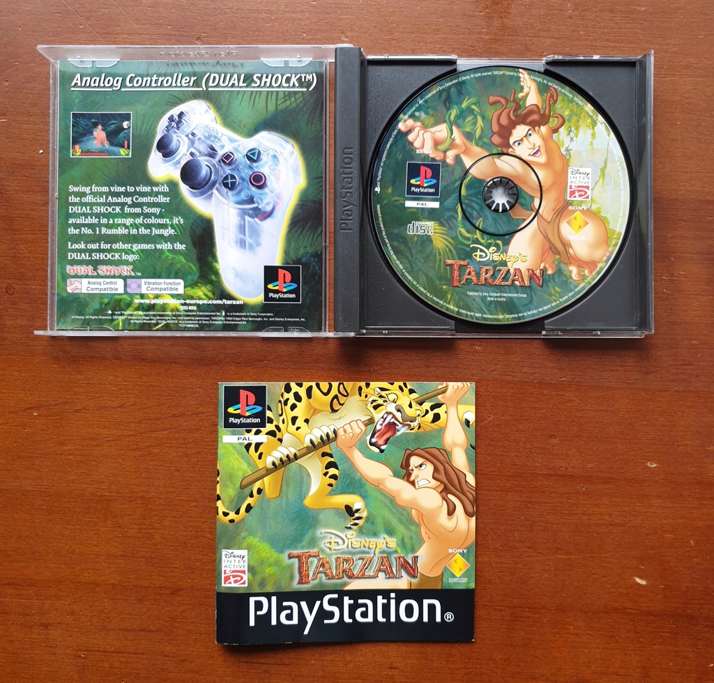 DISNEY'S TARZAN PSX PS1 KOMPLETNA - 10664015267 - oficjalne archiwum ...