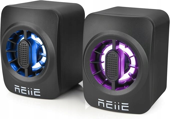 GŁOŚNIKI KOMPUTEROWE reiie A1 2.1 LED stereo USB AUX - 17500122489 ...