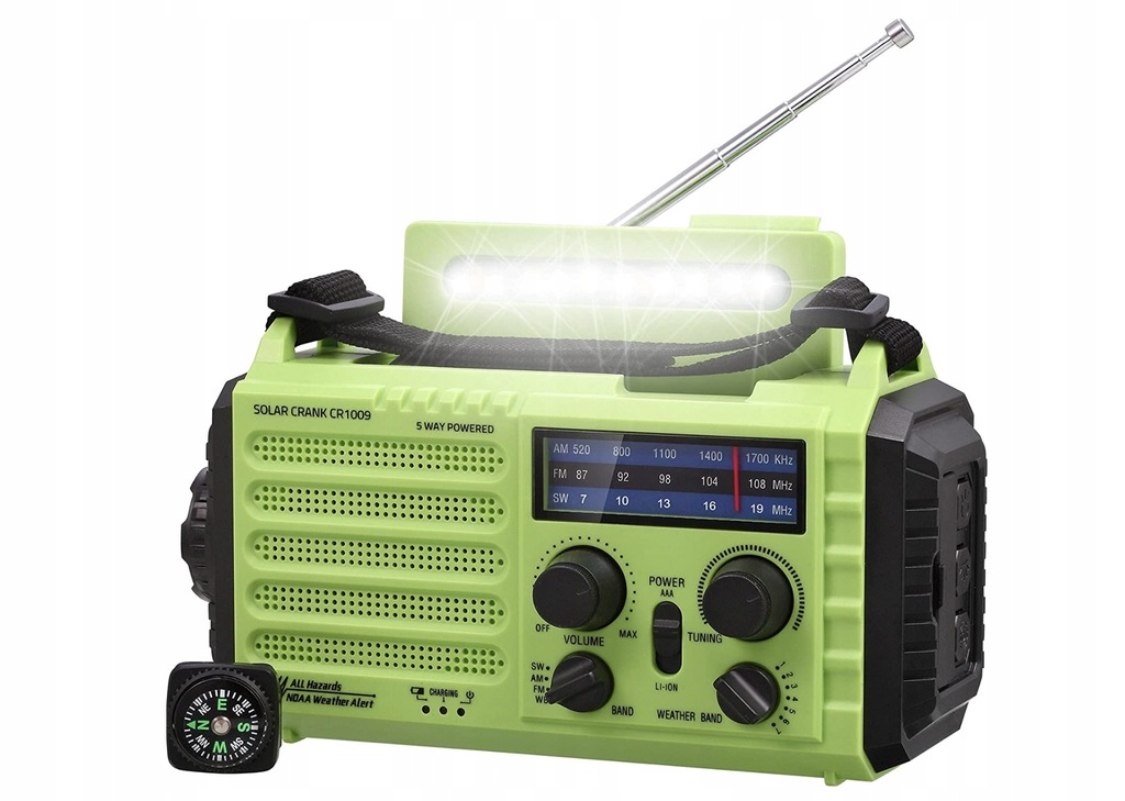 Radio budowlane z panelem solarnymAM/FM/SW Mesqool - 13251478017 ...