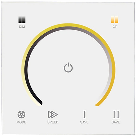 Kontroler NAŚCIENNY Taśma LED CCT Dotykowy TM06 - 11684633030 ...