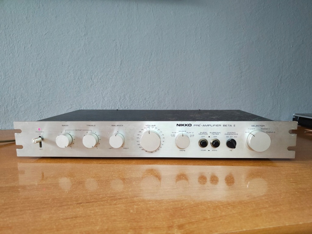 Przedwzmacniacz NIKKO Pre-Amplifier Beta II Japan - 12703276561 ...