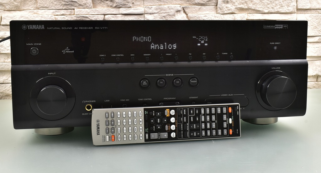 Yamaha RX-V771 Sieciowy amplituner kina domowego - 14133155494 - oficjalne archiwum Allegro