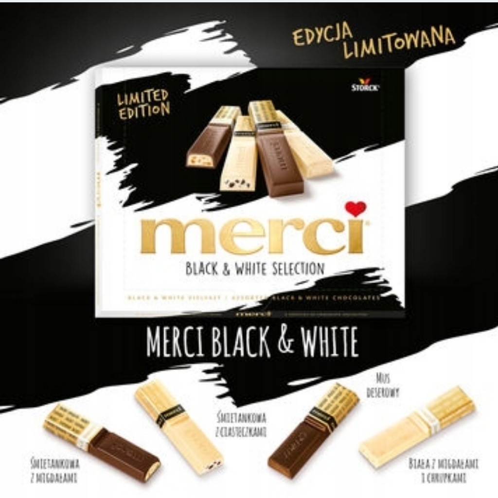 Merci Black White BlackWhite Merci Czarno Białe LIMITED EDITION 240g ...