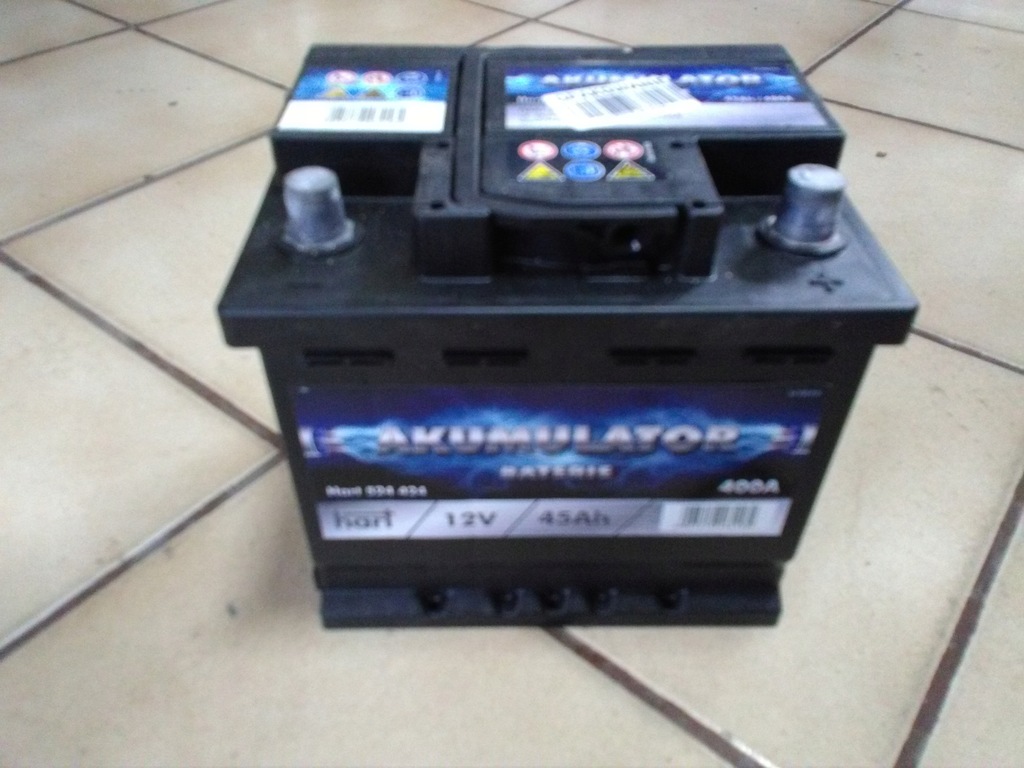 Akumulator HART 12V 45AH 400A SUPER CENA - 11555455658 - oficjalne archiwum Allegro