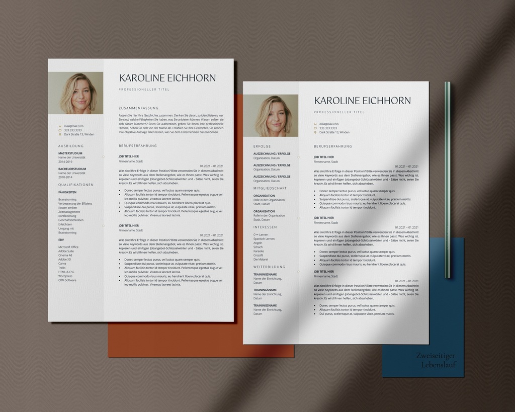 Szablon CV, List motywacyjny, Referencje (Ms Word) - 11391604046 - oficjalne archiwum Allegro