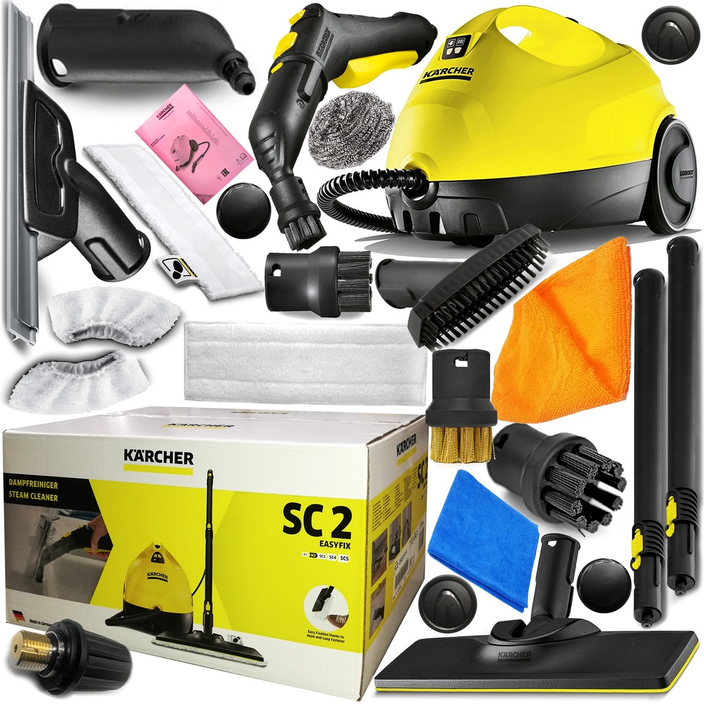 KARCHER SC2 PAROWNICA MOP PAROWY DO OKIEN TURBO-X - 7681140409 ...