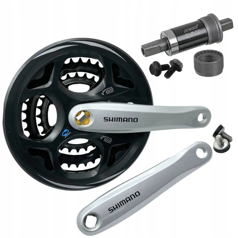 Korba SHIMANO FC-M311 48-38-28 suport NECO 68/124 mm - 15214902793 - oficjalne archiwum Allegro