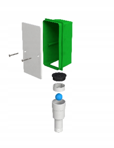 Bonomini Syfon suchy do odprowadzania kondensatu podtynkowy 7850EC32B0 ...