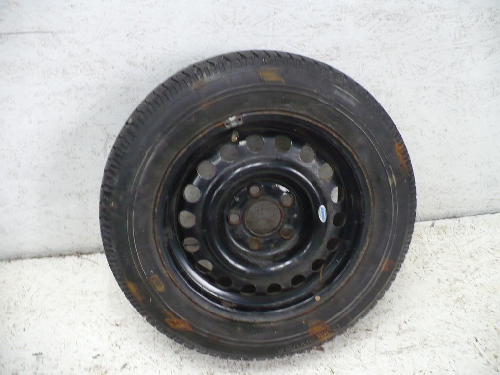 MERCEDES W124 190 KOŁO ZAPASOWE DOJAZDOWE FELGA STALOWA OPONA ...