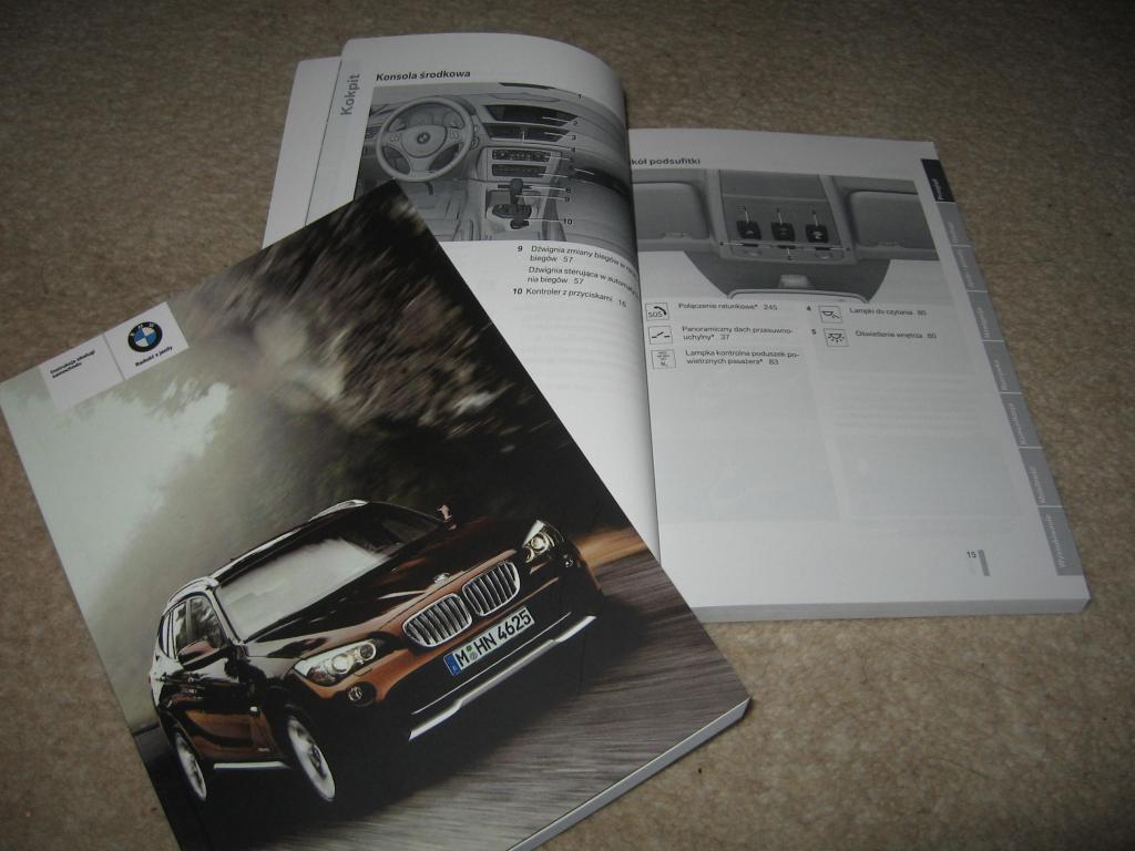 BMW X1 E84 2009-2015 polska instrukcja obsługi 18i 25i 28i 18d 20d 23d - 14552039905 - oficjalne ...